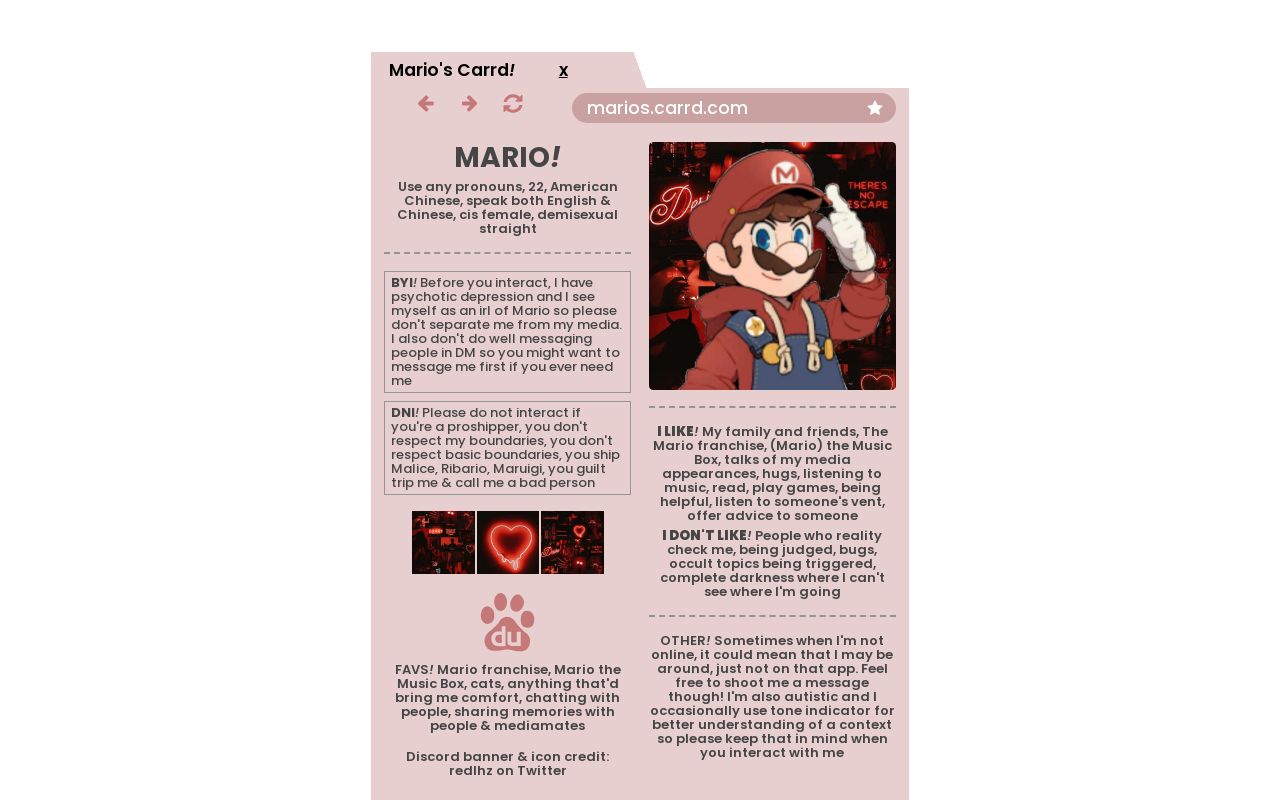 It's-a me Mario, woo-hoo!